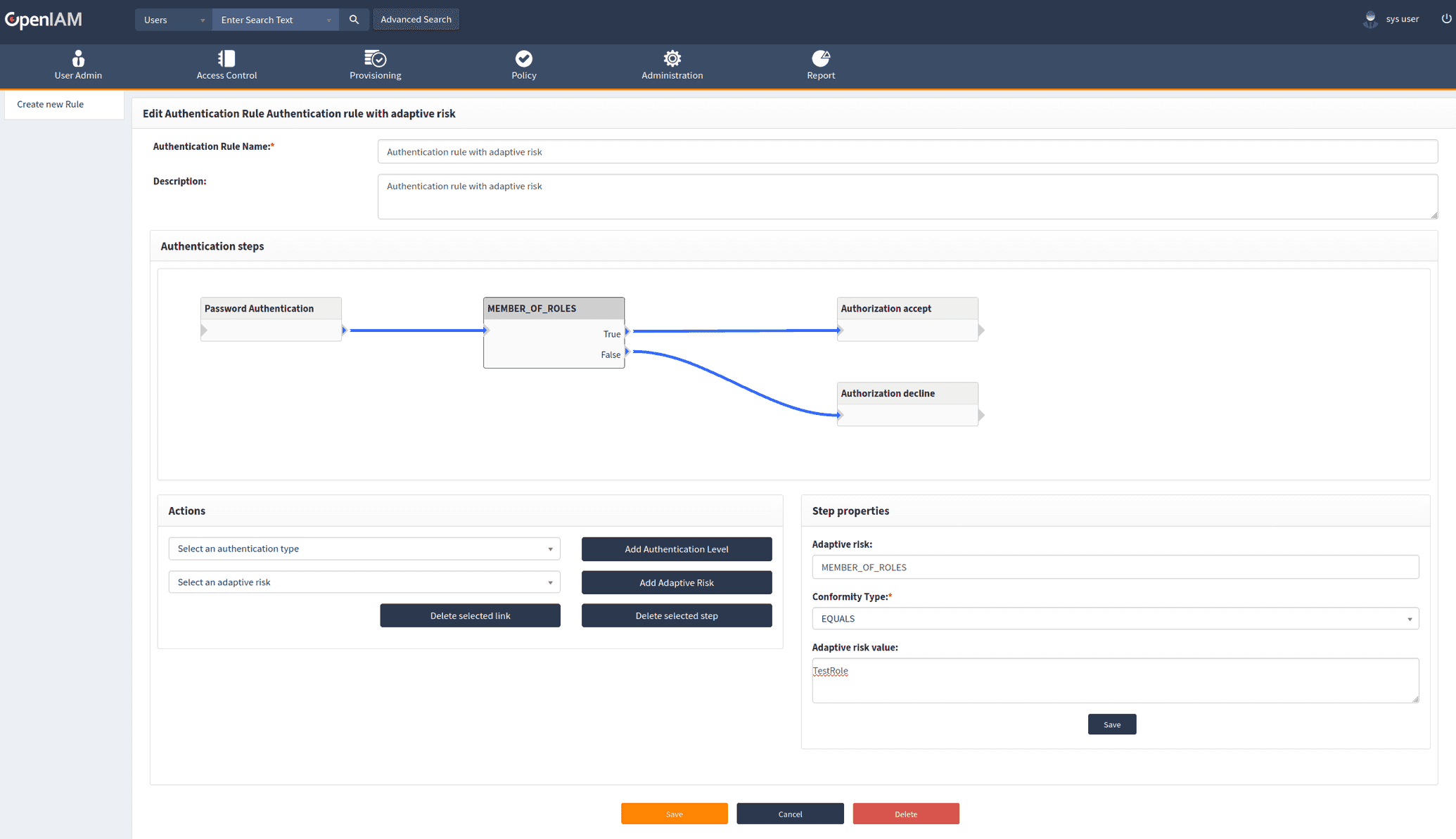 Adaptive Authentication